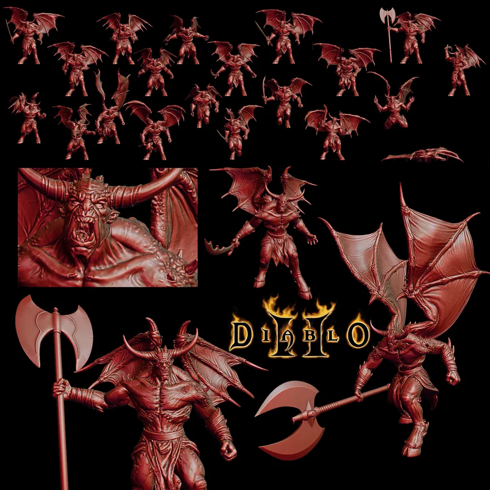 Diablo II - Megademon by kaucukovnik.vi | Download free STL model ...
