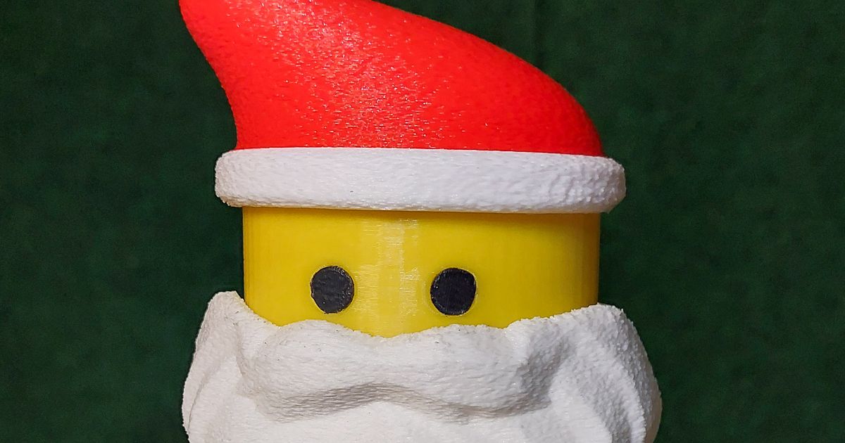 Santa beard for Lego hitch ball cover by Theoretical Cyclist | Download ...