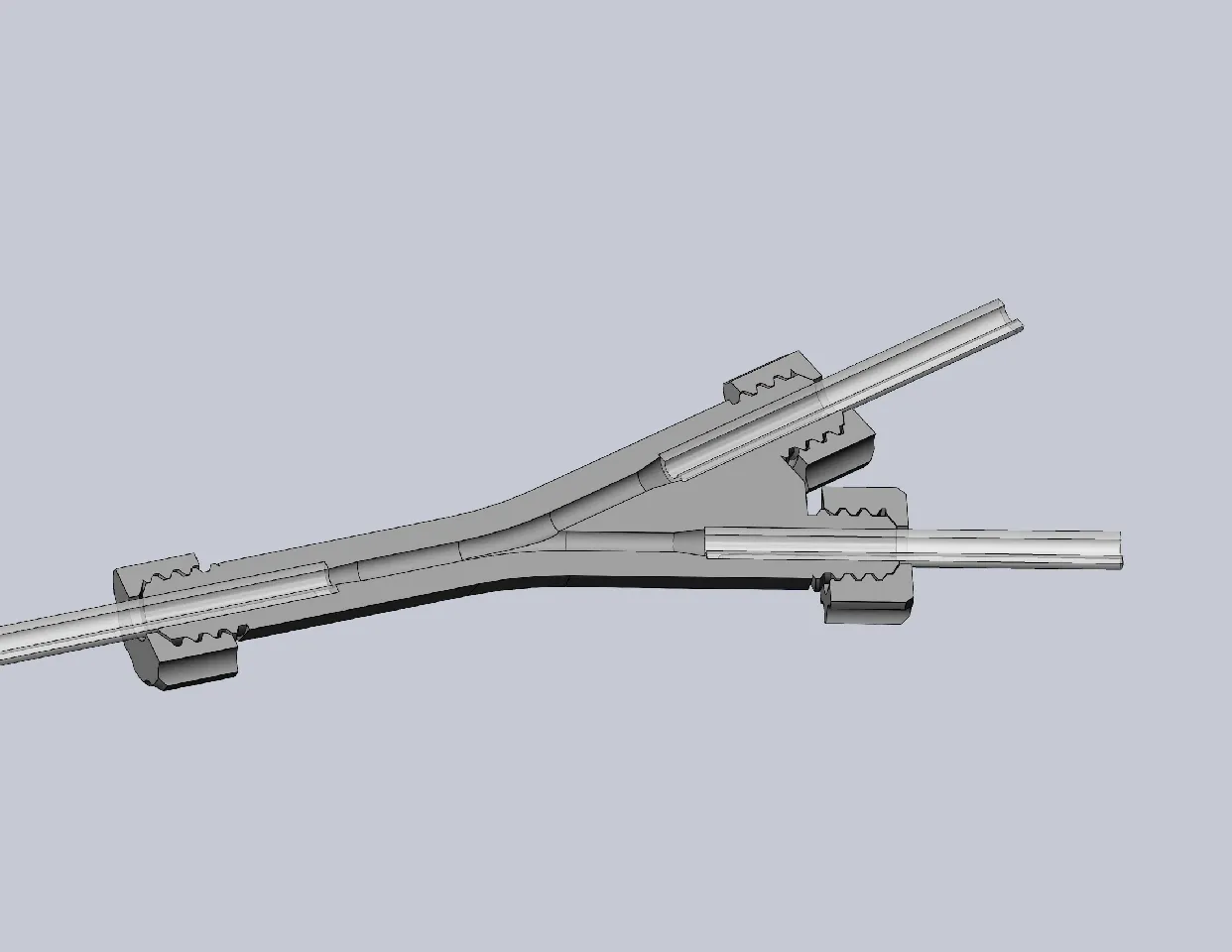 Bambu Lab Filament Y-Splitter by Reamo | Download free STL model | Printables.com