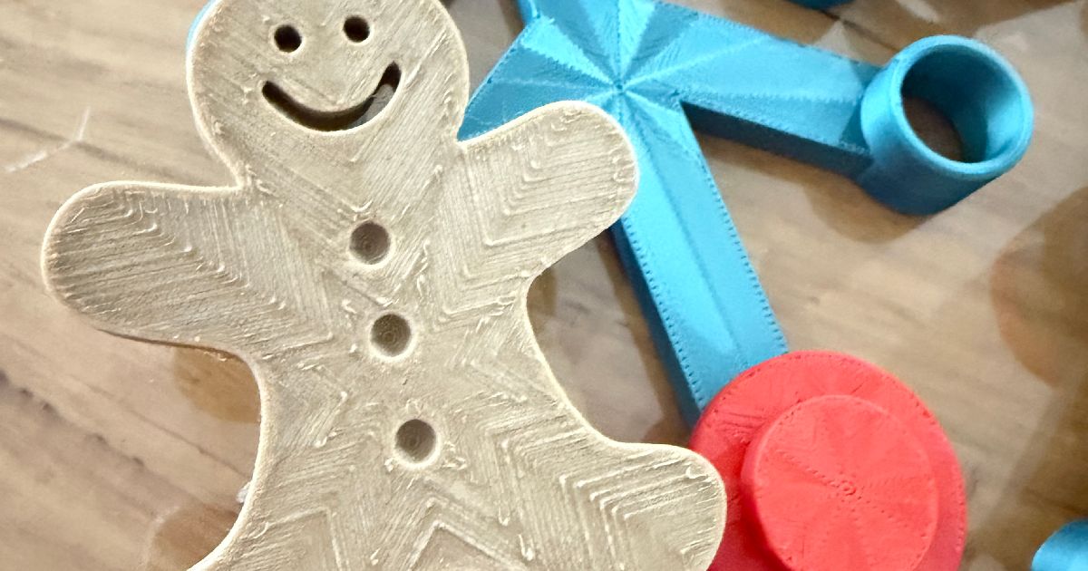 Lego Wreath Gingebread Man By Colleen Tompkins Download Free Stl Model
