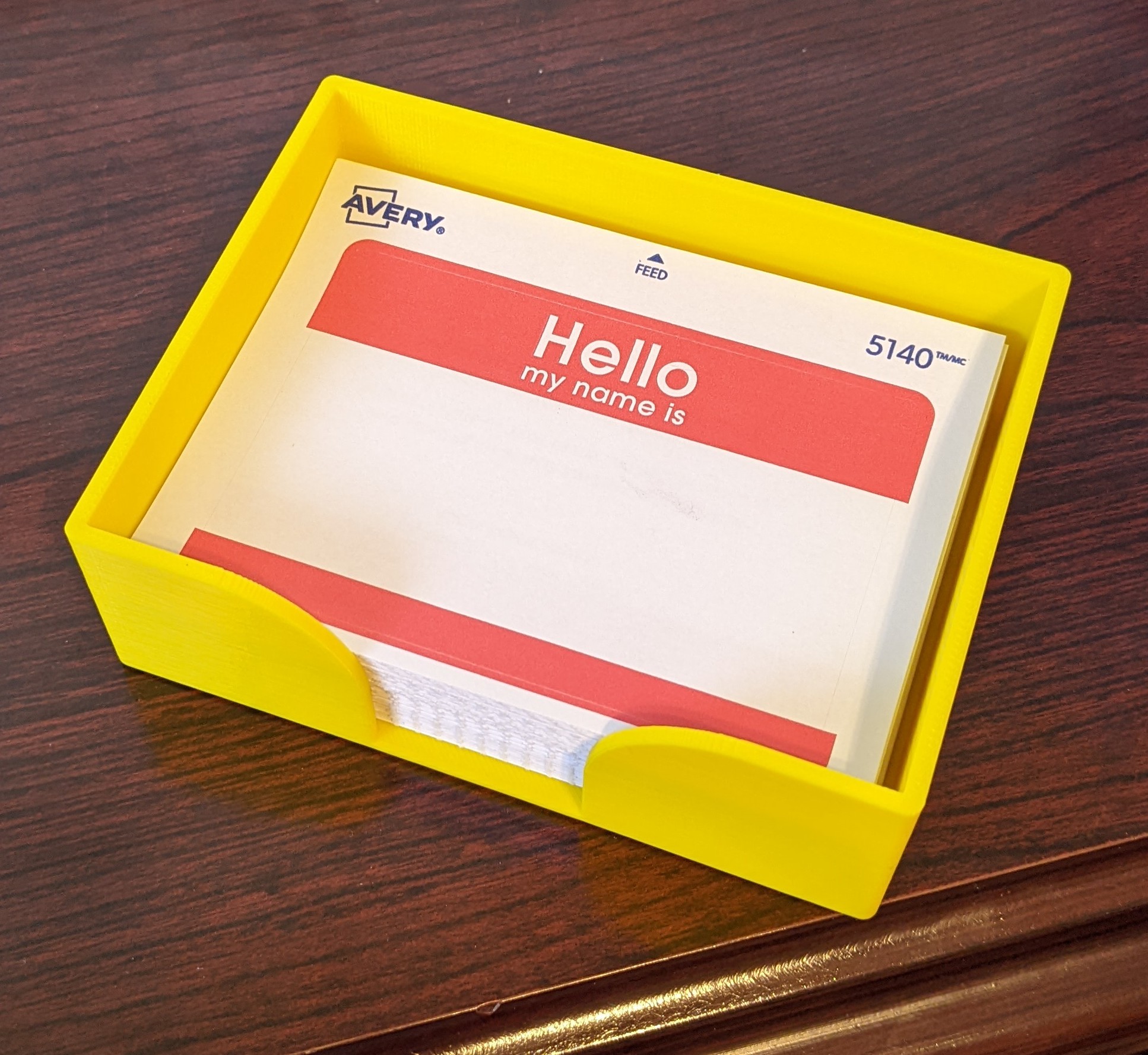Name Tag Holder by JennToo | Download free STL model | Printables.com