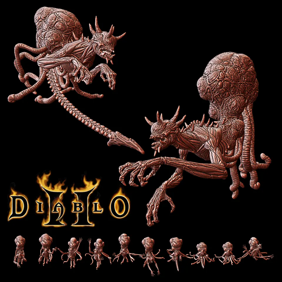 Diablo II - Putrid Defiler by kaucukovnik.vi | Download free STL model ...