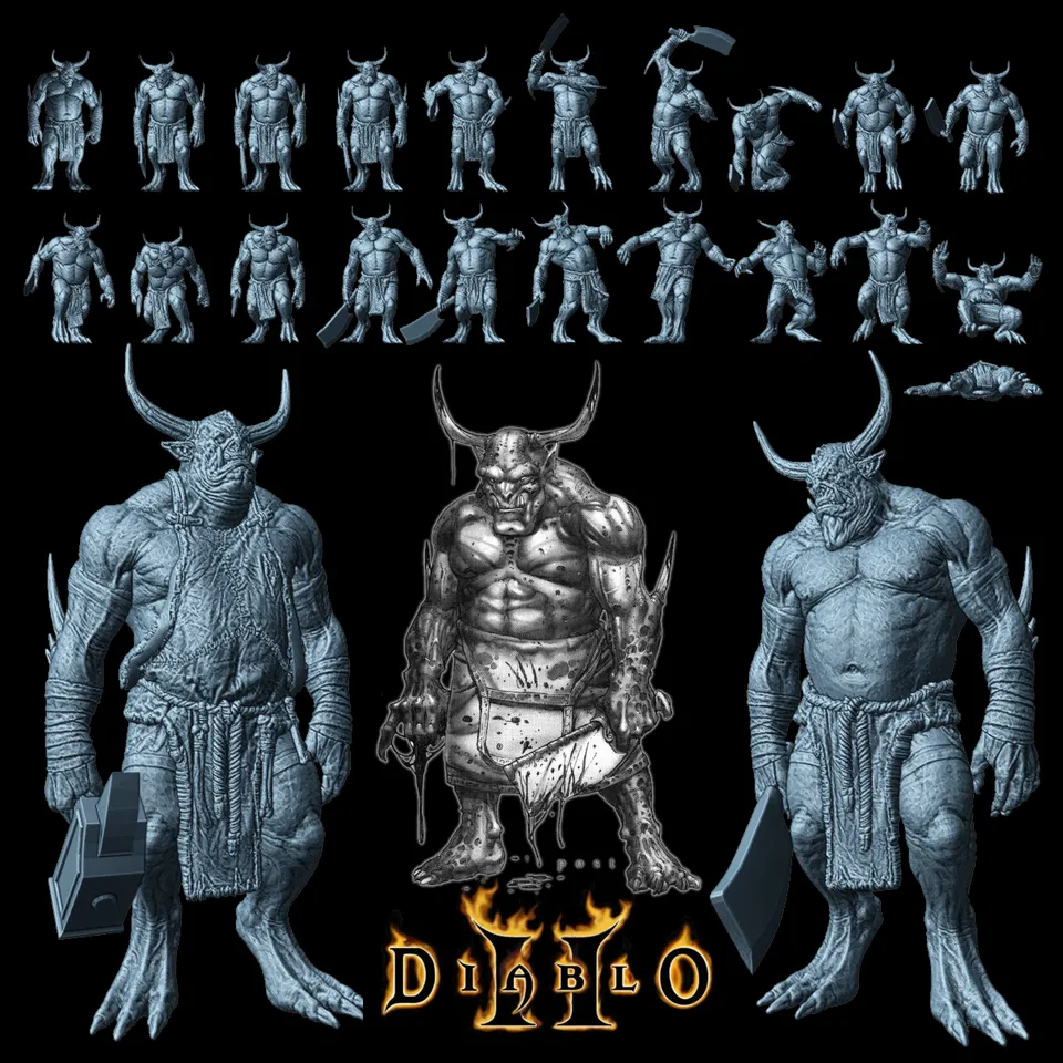 Diablo II - Smith + Slayers by kaucukovnik.vi | Download free STL model ...