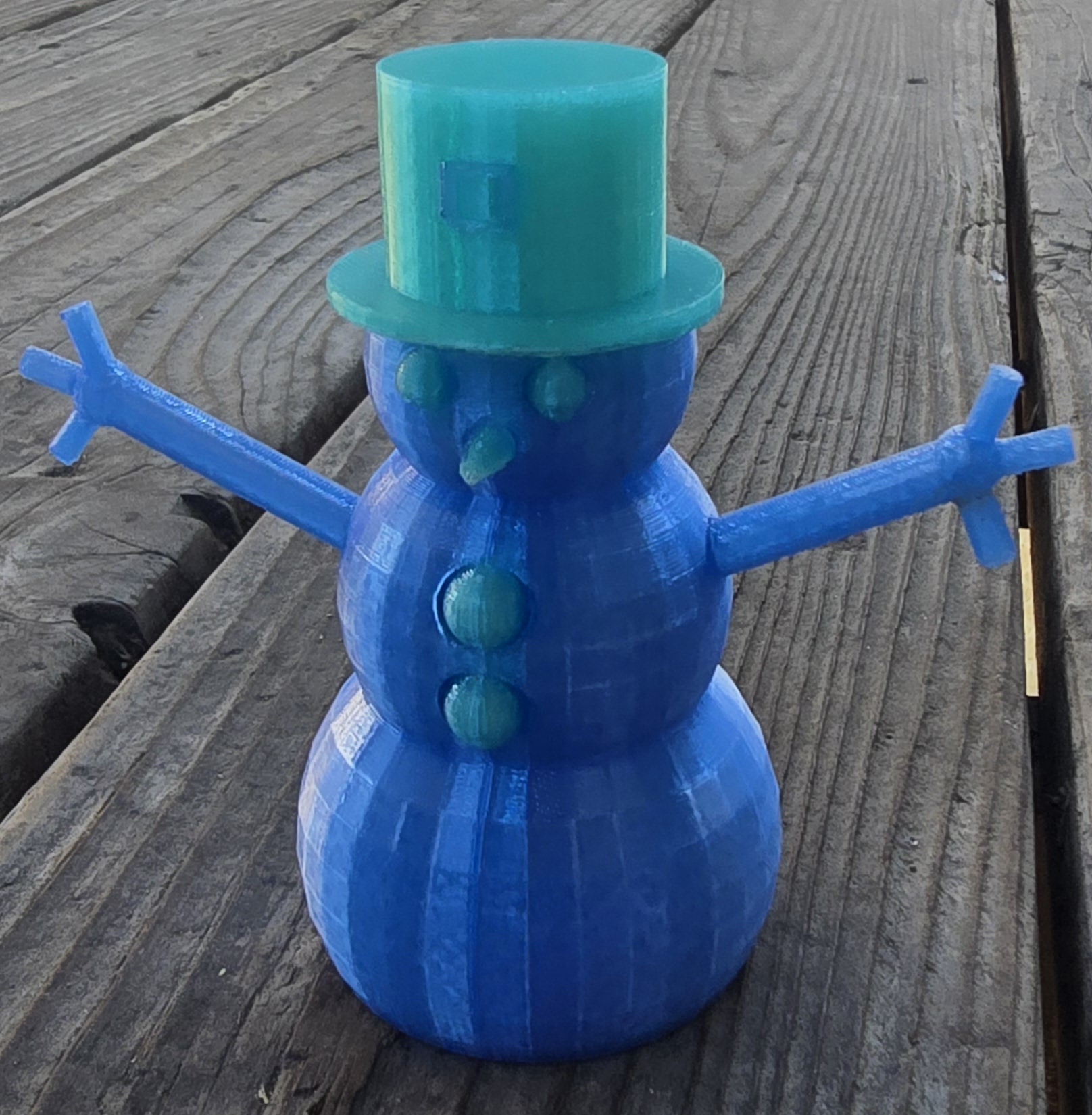 Adorable Snowman by BunnyHop3DPrints | Download free STL model ...