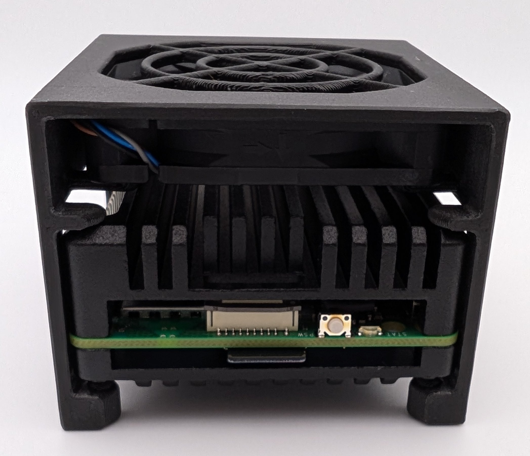 Pi5 50mm fan holder for GeeekPi heatsink by matmx | Download free STL ...