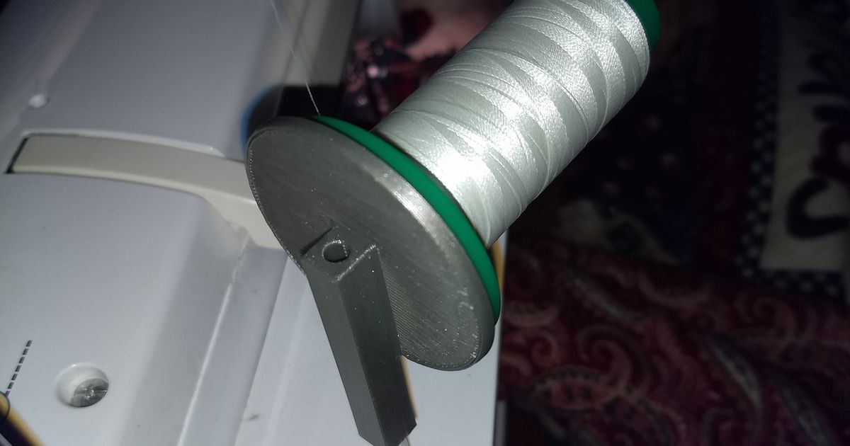 Right angle sewing machine spool adapter by wright | Download free STL ...