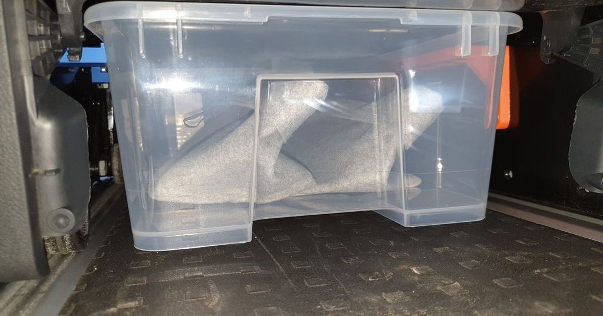 VW T6 Multivan Ikea Samla box drawer rails by themaddin | Download free ...