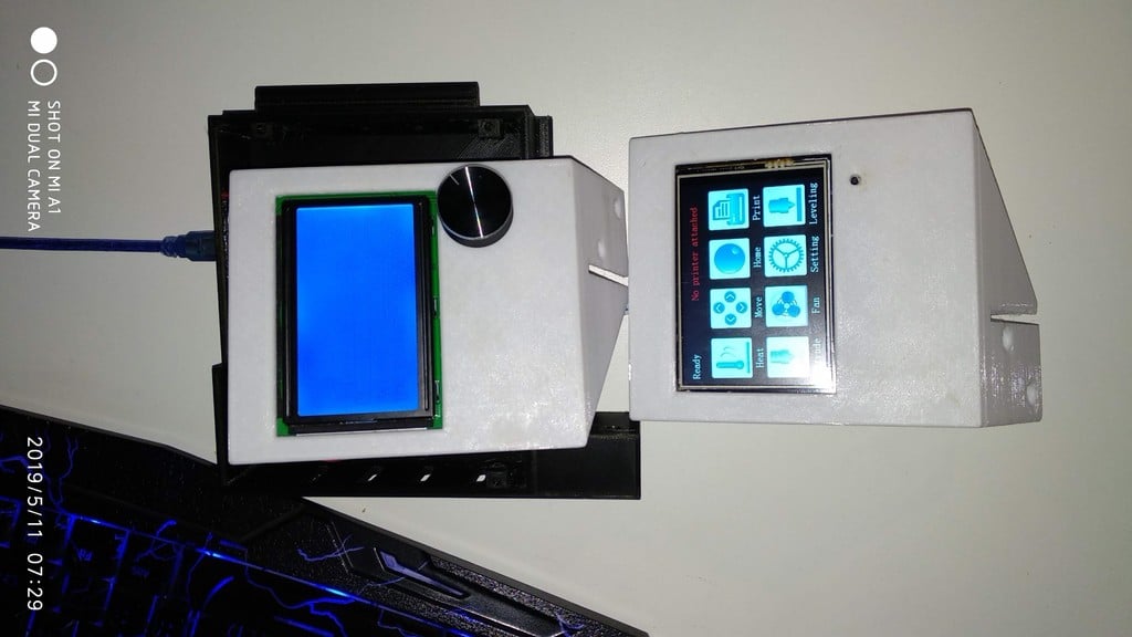 Display cases for Ender 3 and BIGTREETECH TFT35 V1.2 control panel TFT ...