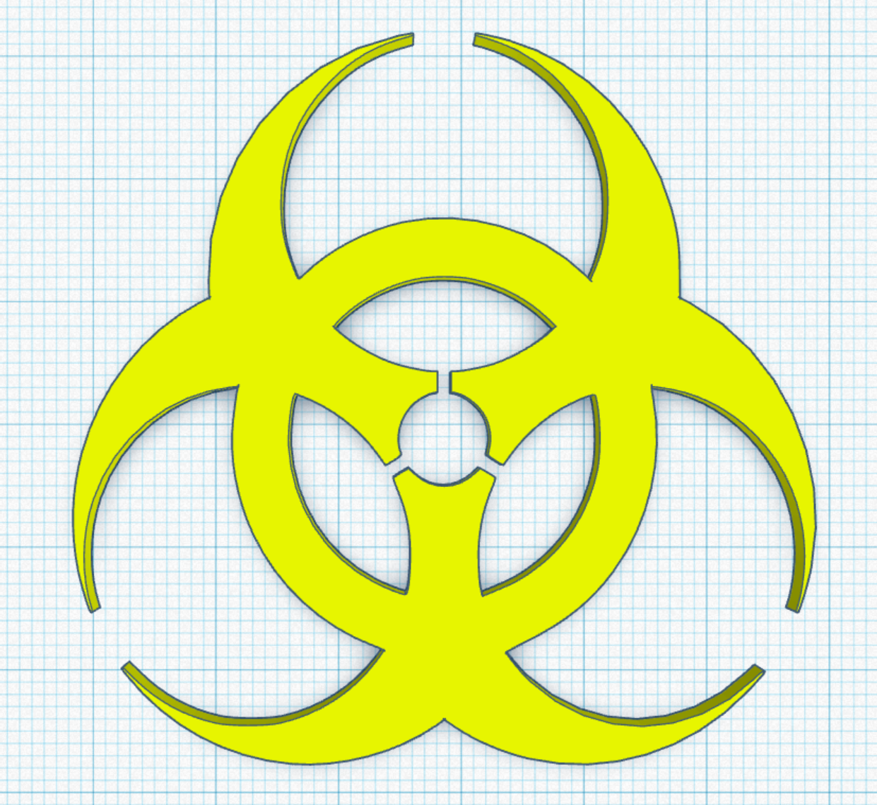 Biohazard symbol by Jacek Perliński | Download free STL model ...