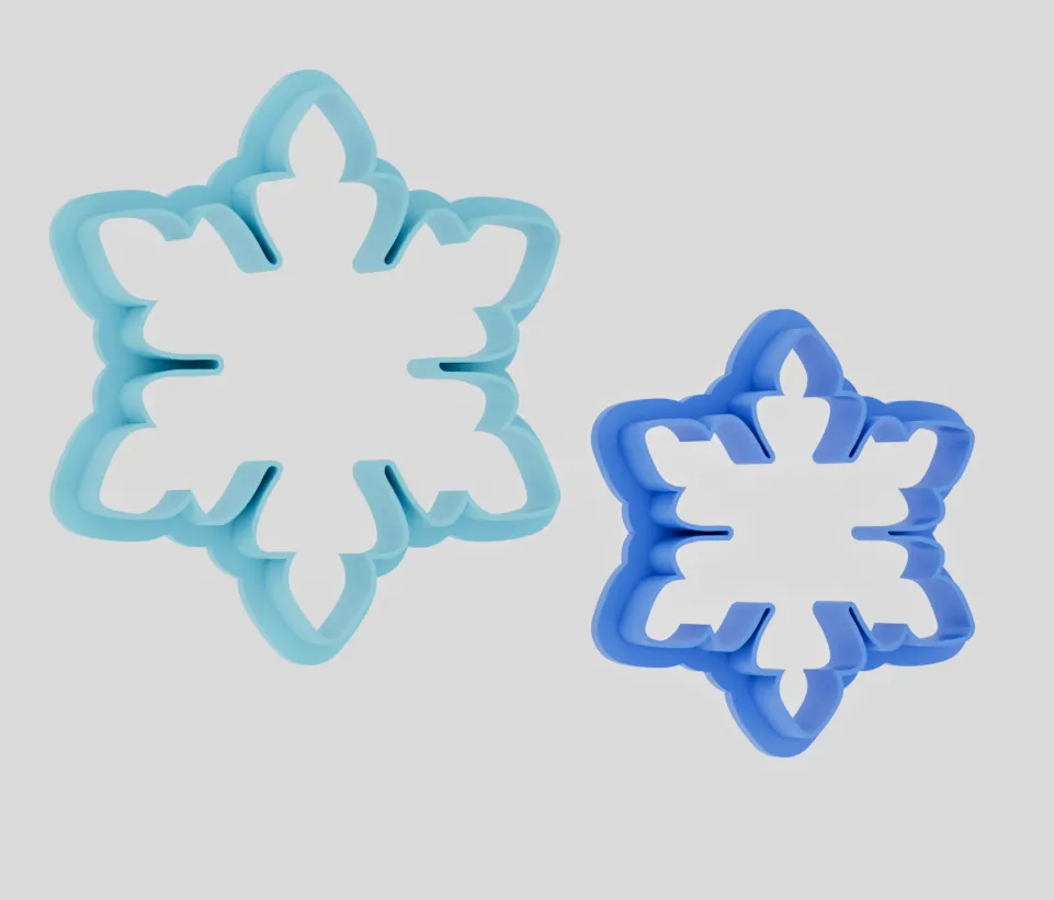 Snowflake Christmas cookie cutter two sizes! by pantevi _ | Download ...