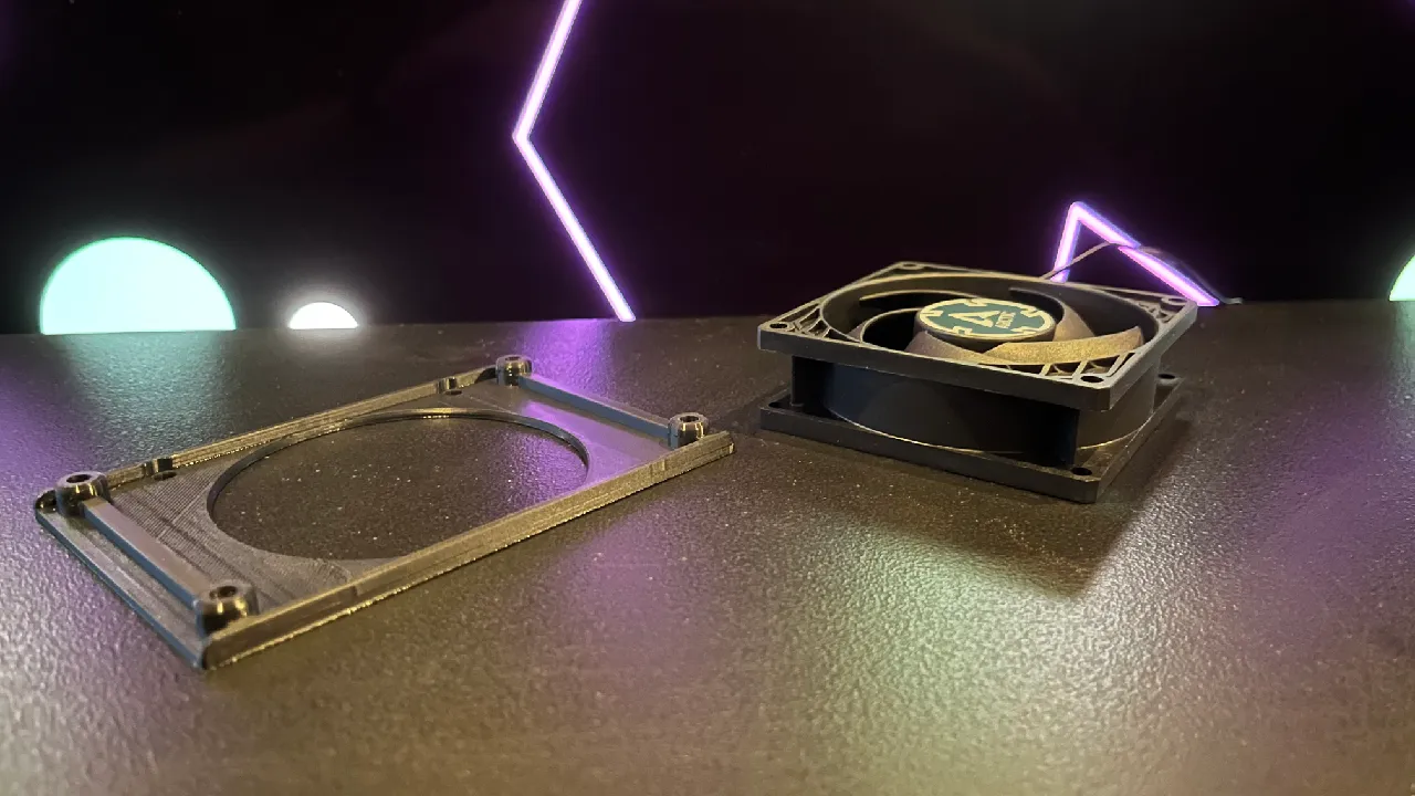 120mm to 80mm FAN Adapter by The Viking | Download free STL model ...