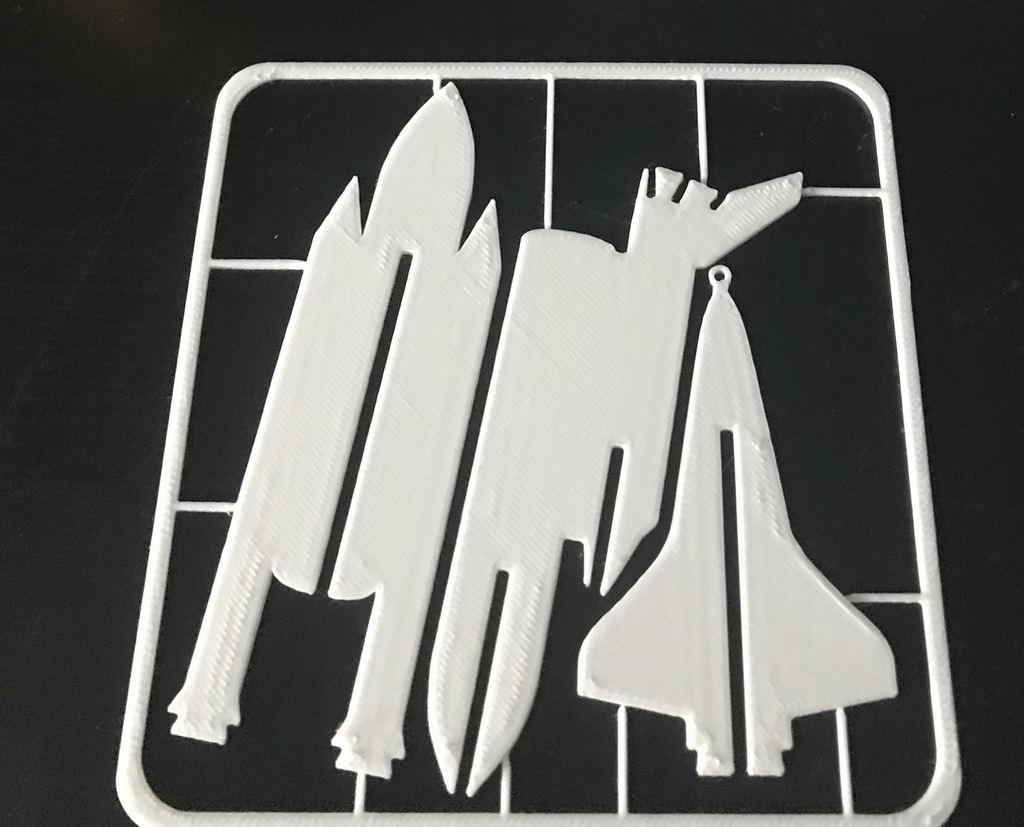 Space Shuttle Kit Card Ornanment by Matt's 3D Printer | Download free ...