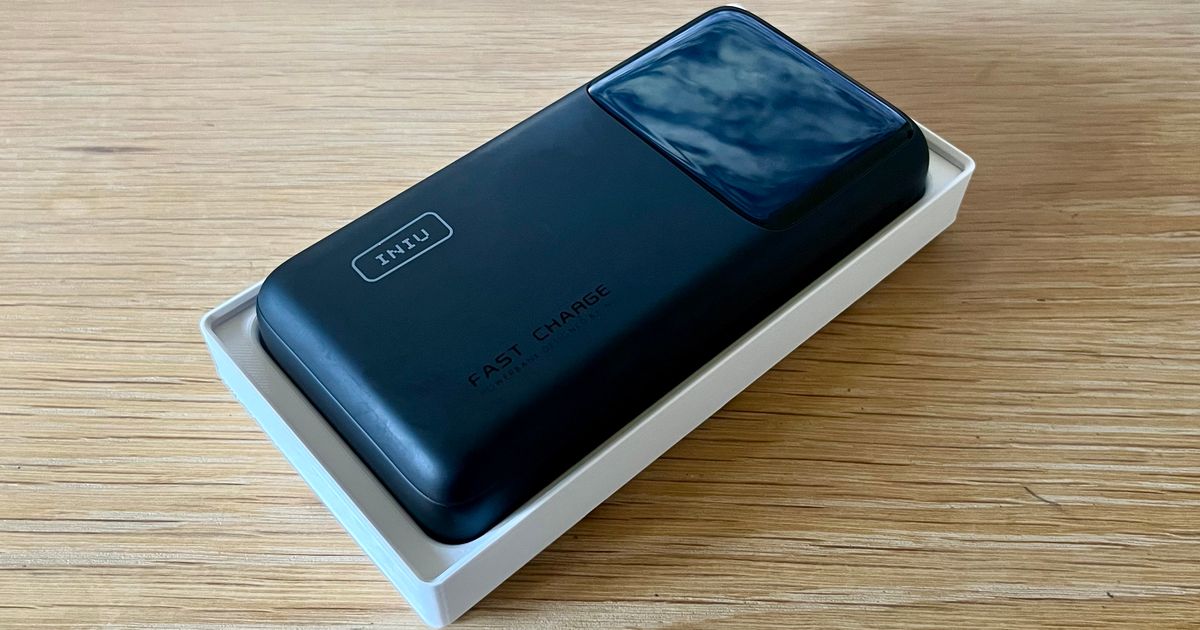 Gridfinity holder for INIU 25000 mAh Powerbank por GM5DNA | Descargar ...