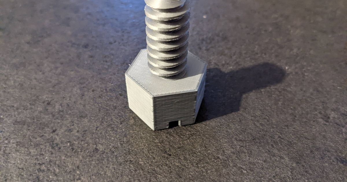 PlanToys Construction Set Screw by Lars | Download free STL model ...