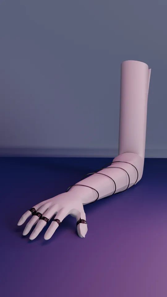 robotic human arm by D6nah | Download free STL model | Printables.com