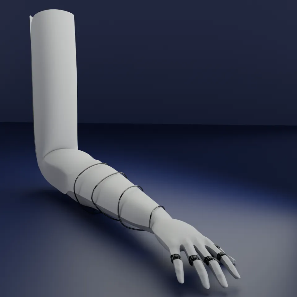 robotic human arm by D6nah | Download free STL model | Printables.com