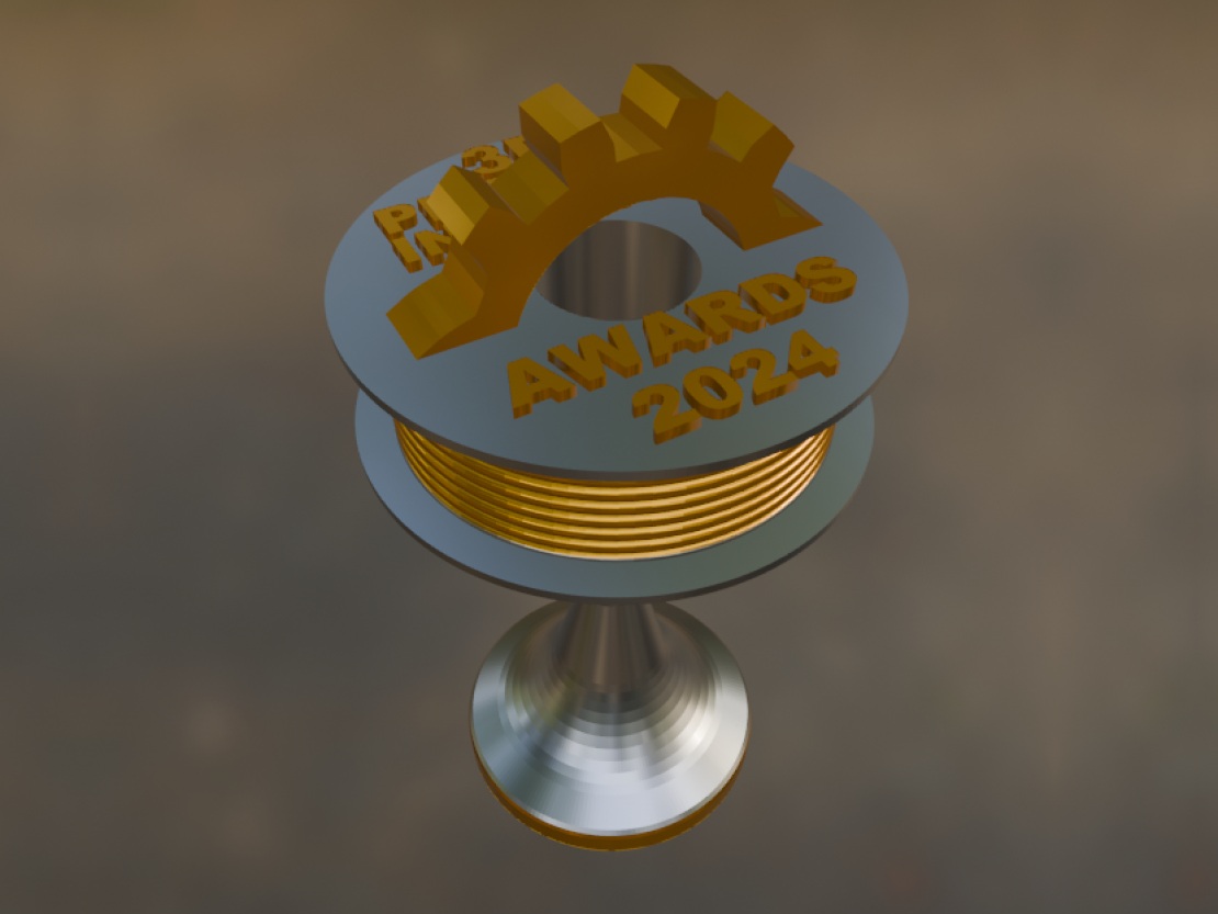 Trophy for 3D Printing Industry Awards 2024 by JTF labs | Download free ...