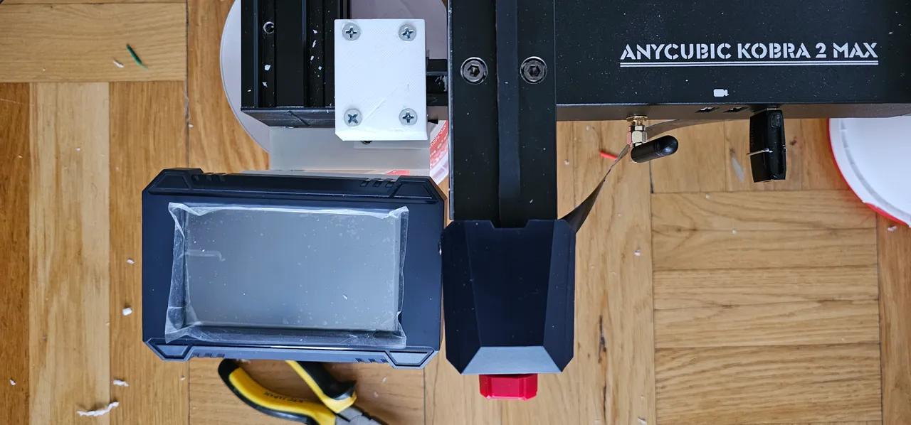 LCD mount for Anycubic Kobra 2 max by Waseem | Download free STL model ...
