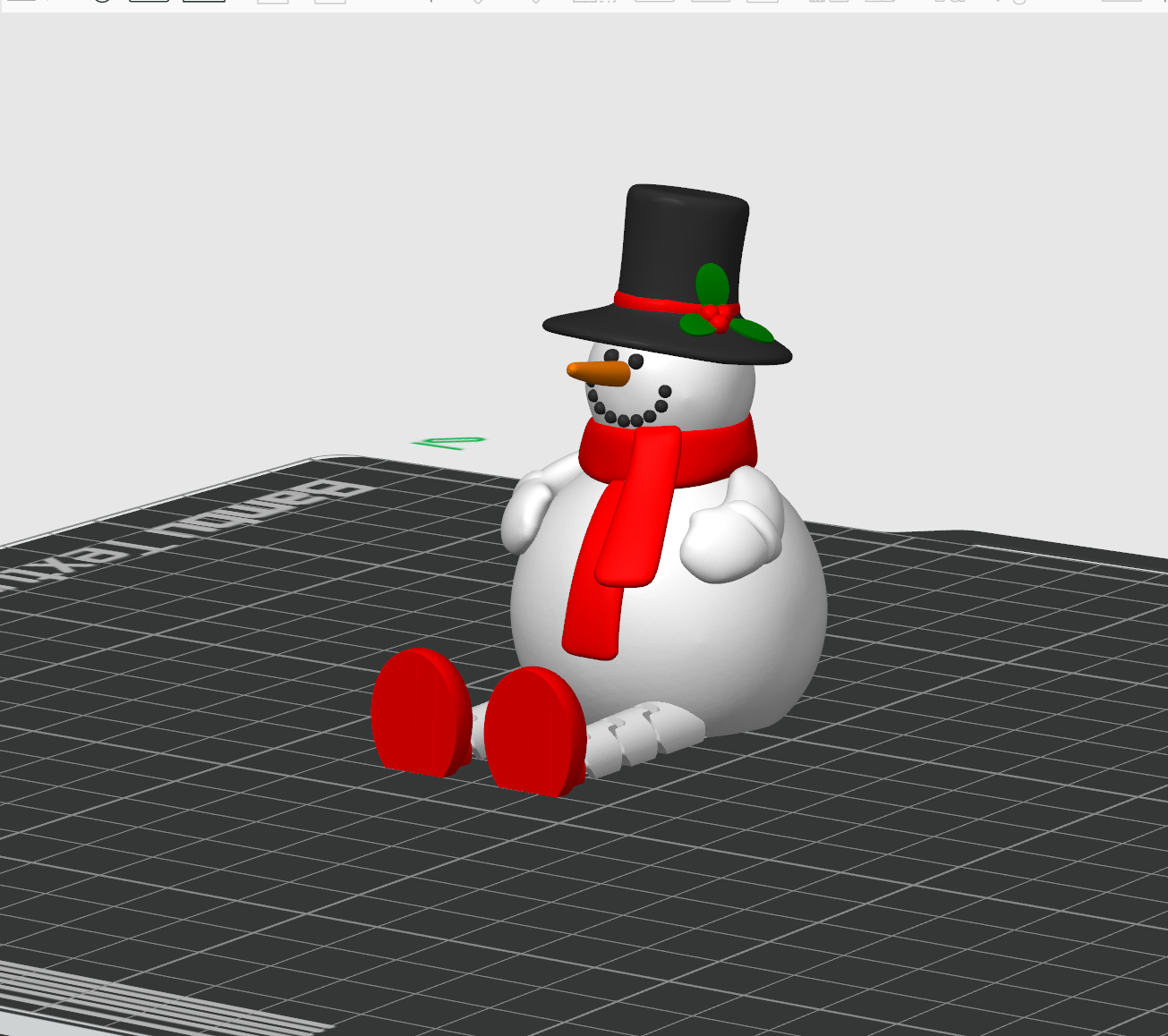 articulated snowman by LTD | Download free STL model | Printables.com