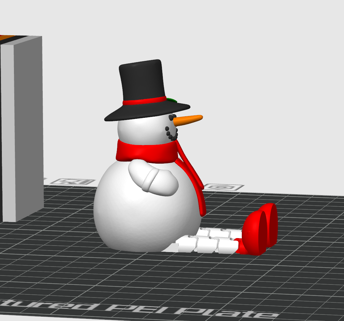 articulated snowman by LTD | Download free STL model | Printables.com