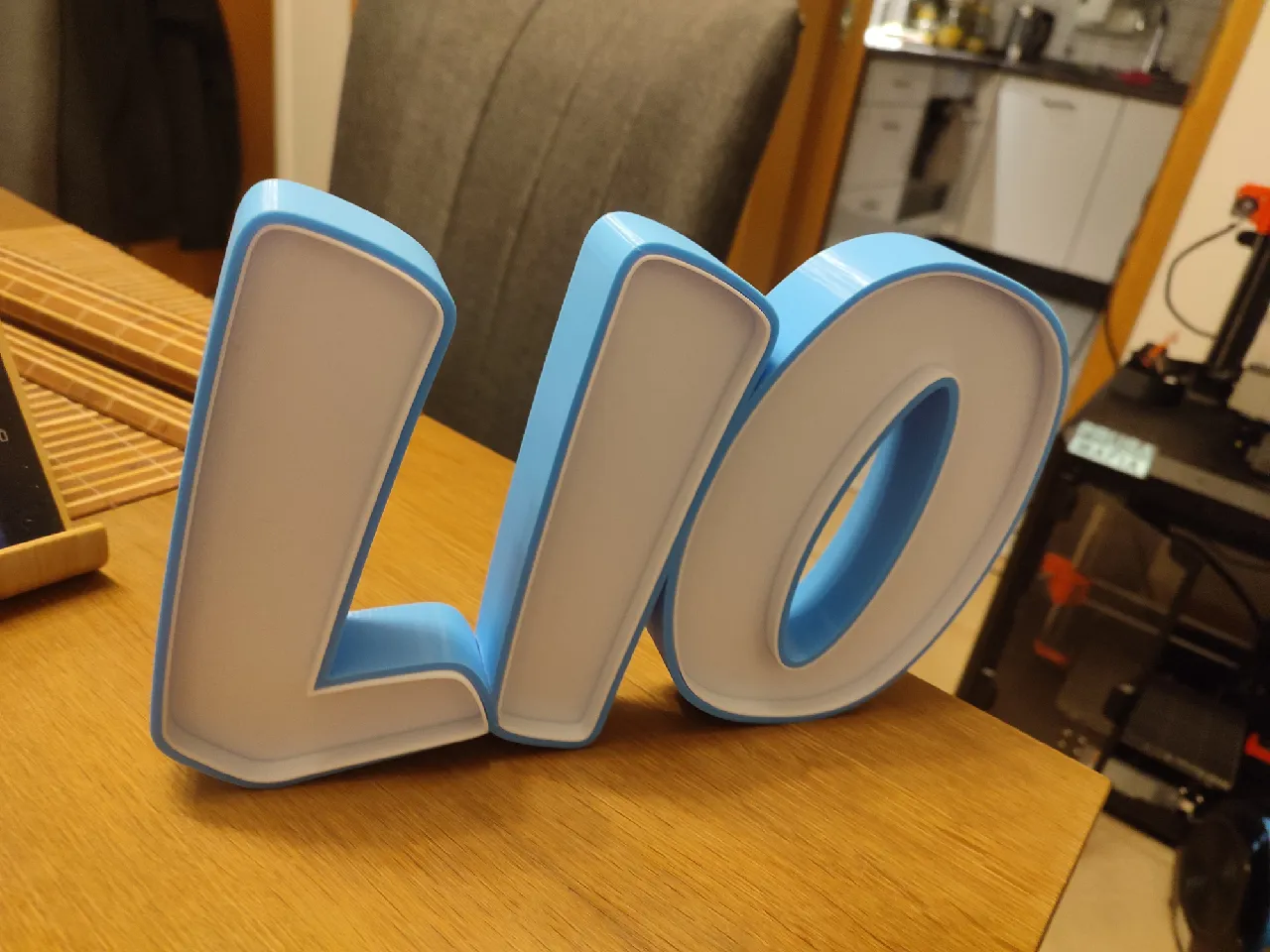 Lio Namenslampe LED by Sebastian | Download free STL model | Printables.com