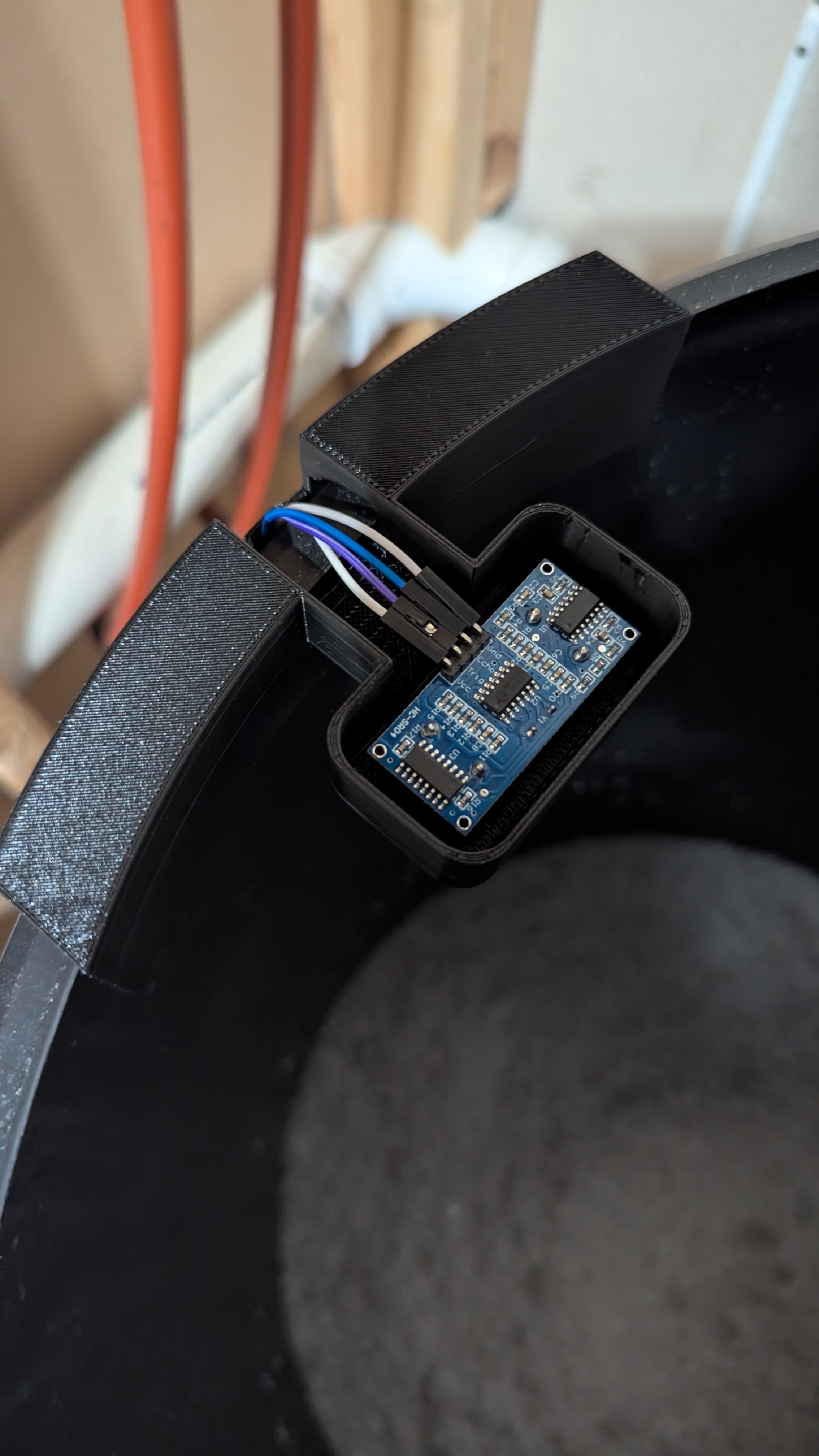 Water Softner Salt level sensor bracket for HC-SR04 sensor by Norm807 ...