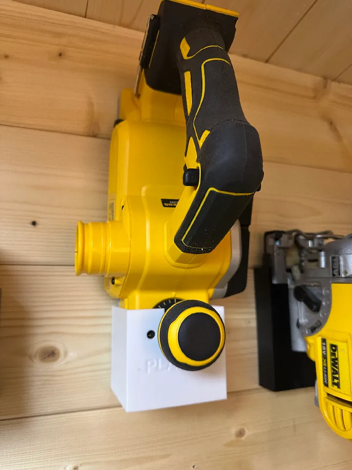 Dewalt Planer Wall Holder by Duane Litchfield | Download free STL model ...