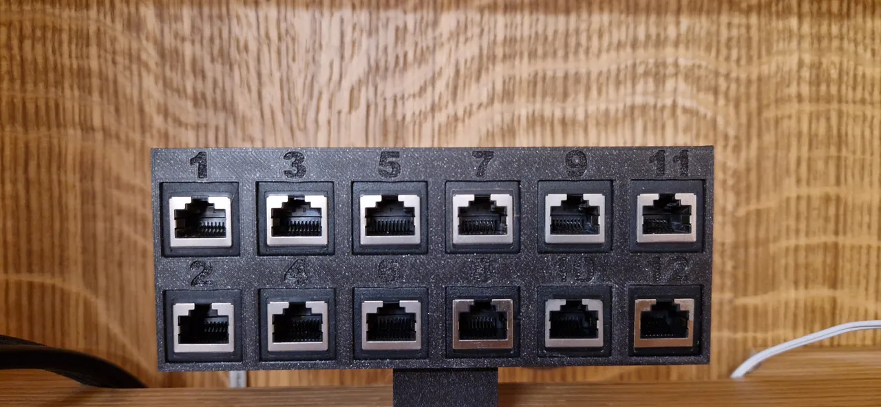 Patch panel by PCHe | Download free STL model | Printables.com