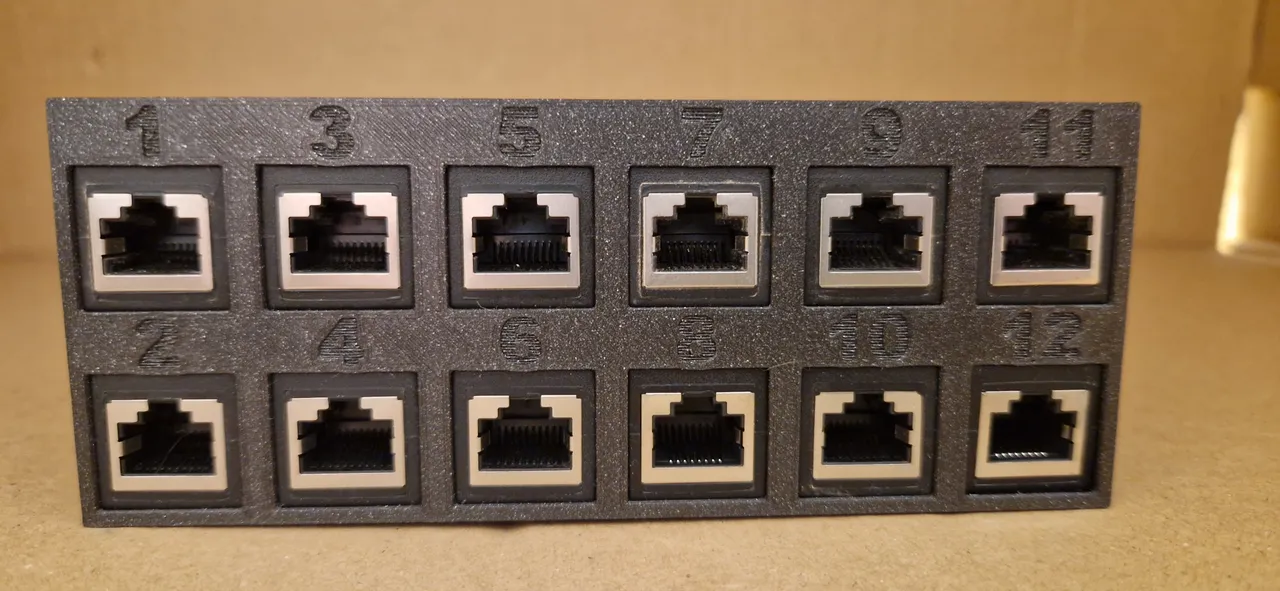 Patch panel by PCHe | Download free STL model | Printables.com