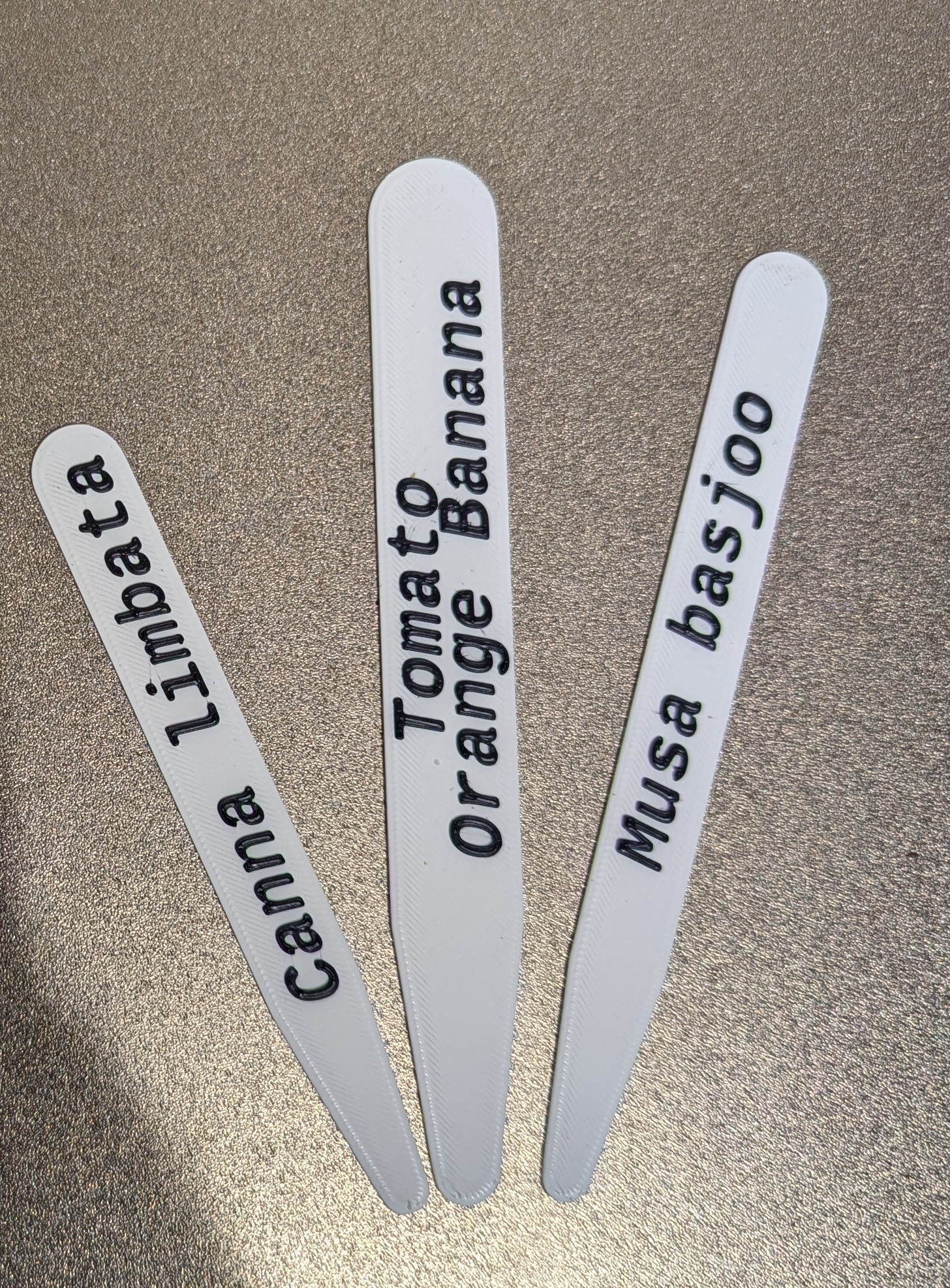 Parametric plant labels by Steve 3d | Download free STL model ...