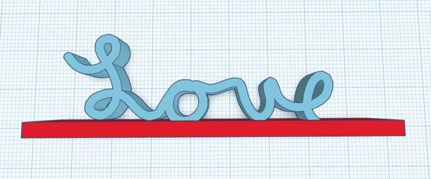 Cursive Love Sign Connected To Stand by Thatgirlprints | Download free ...