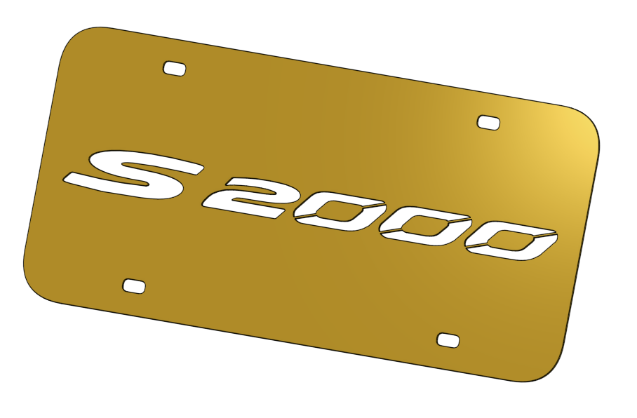 S2000 License Plate by tdiggity | Download free STL model | Printables.com