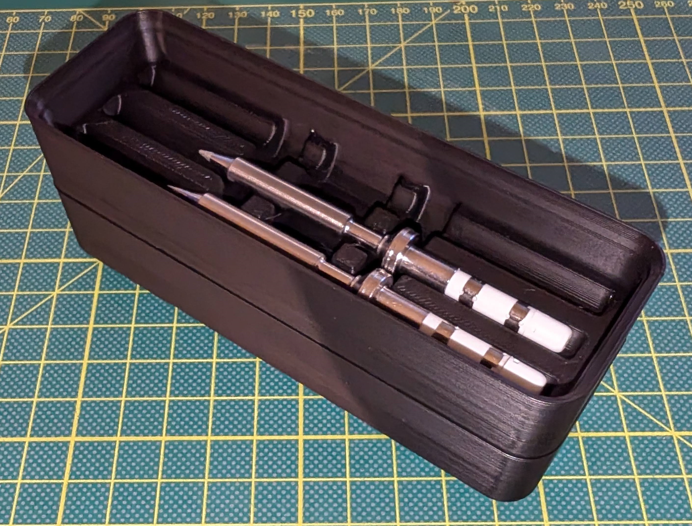Gridfinity Pinecil Tip Stackable Storage Holder by Dank Memes ...