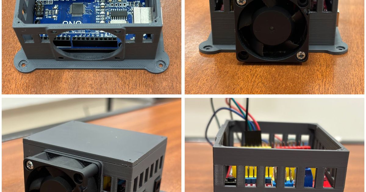 Arduino UNO + shield box da Daniela Gonçalves | Scarica il modello STL ...