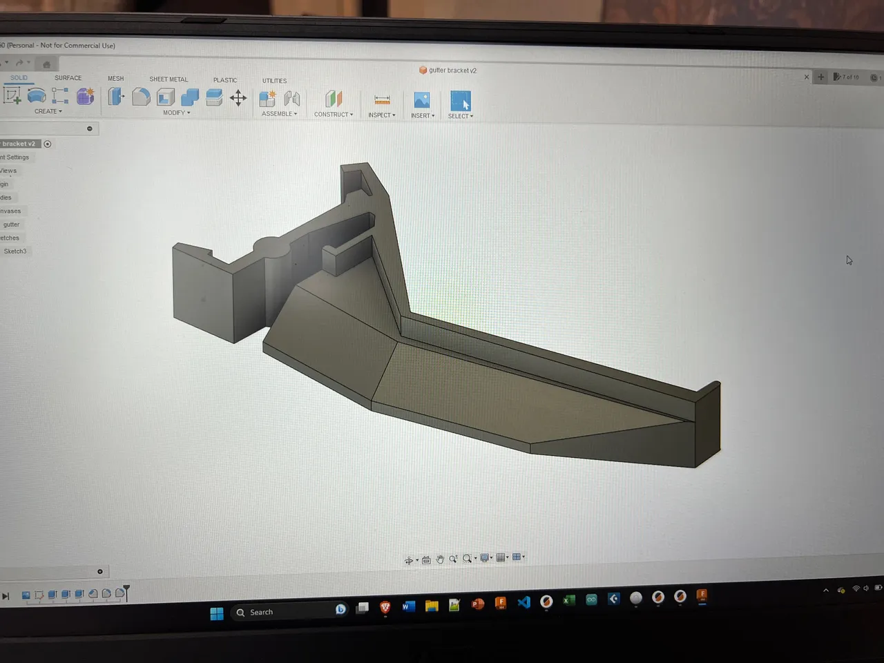K2 Gutter bracket by Crispy | Download free STL model | Printables.com