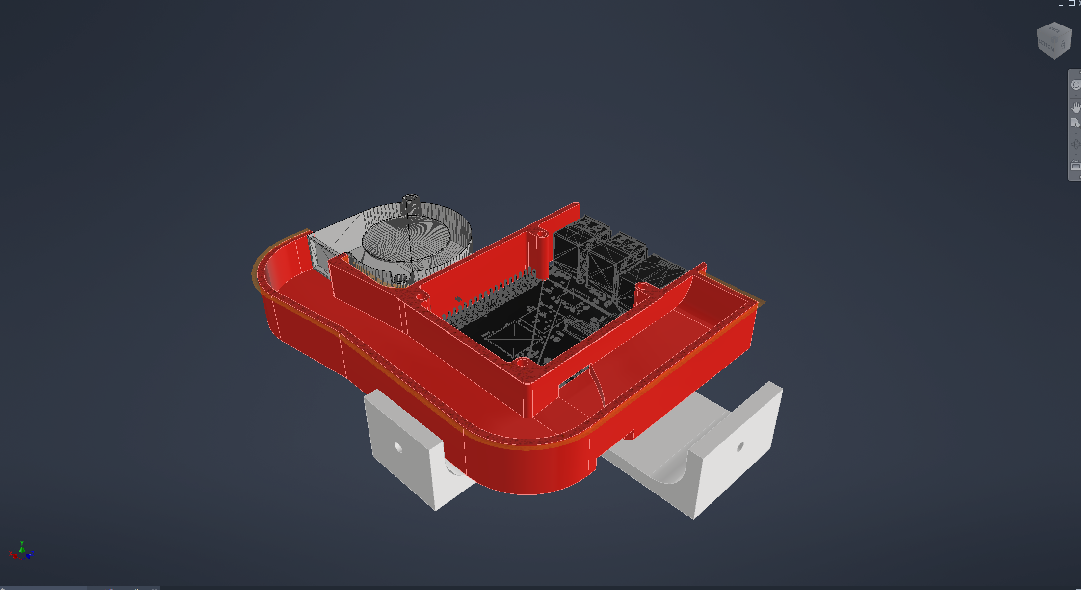 The 100 1.0 Raspi 3 + SKR Pico Fan Case by steamcatcher | Download free ...