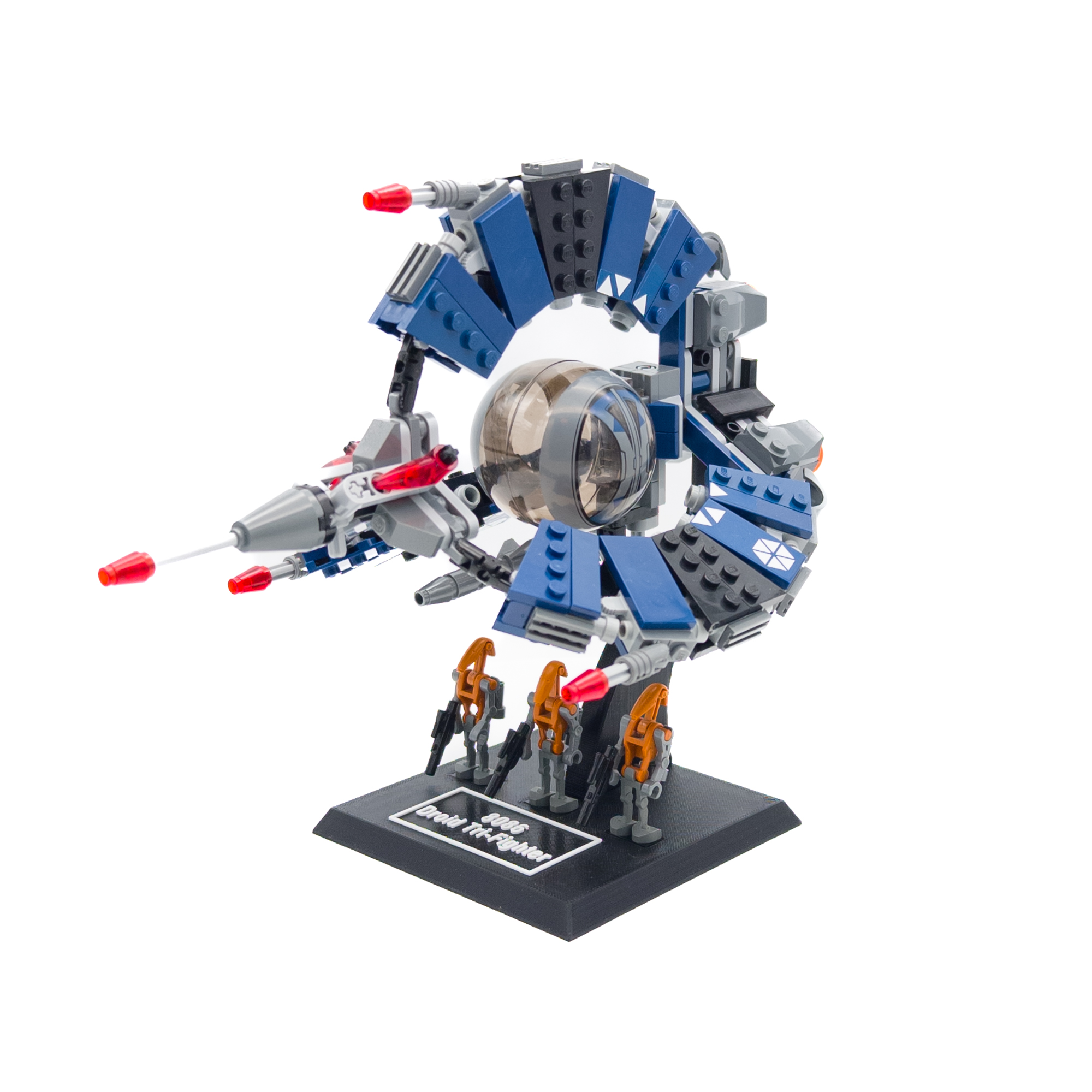 Display Stand for LEGO Star Wars Droid Tri-Fighter 8086 / 75044 by ...