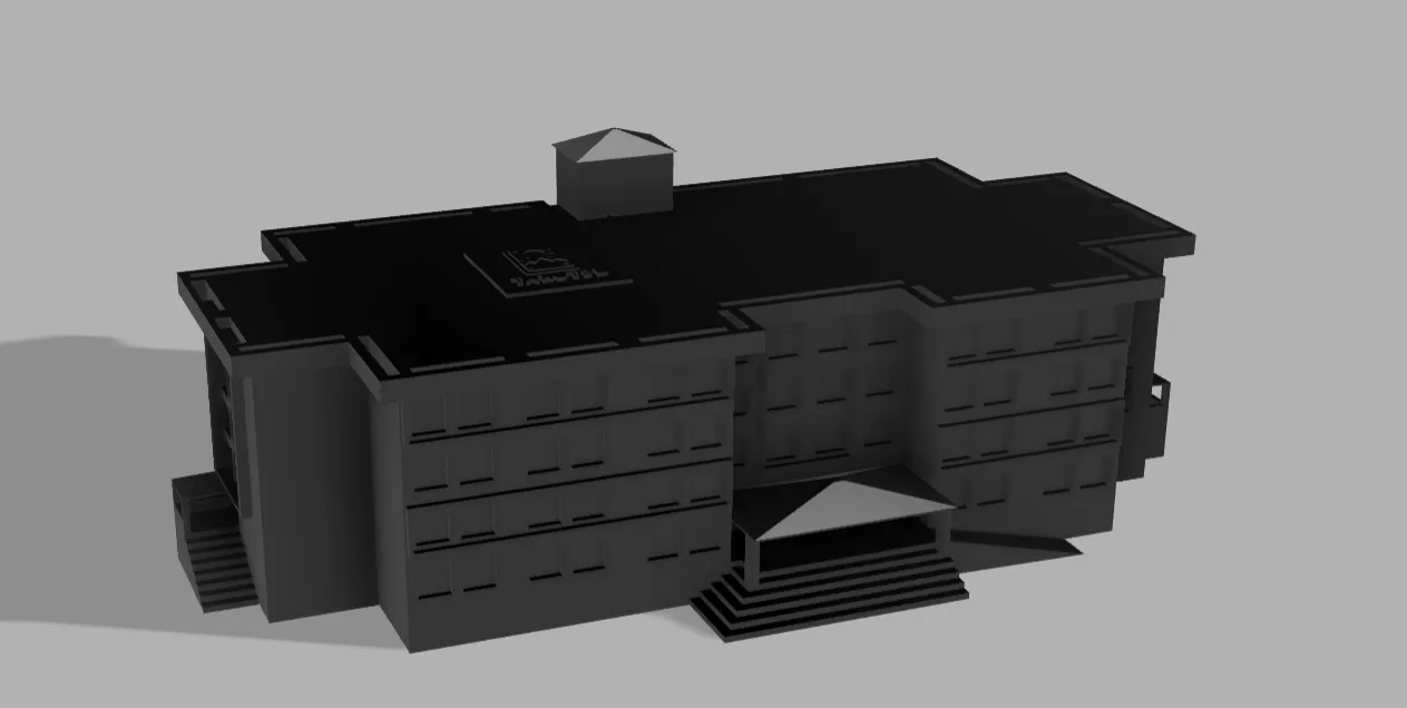 school building by TAROT3D | Download free STL model | Printables.com