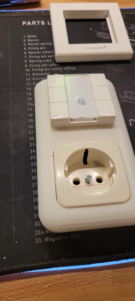 Busch & Jaeger Frame by michaxy | Download free STL model | Printables.com