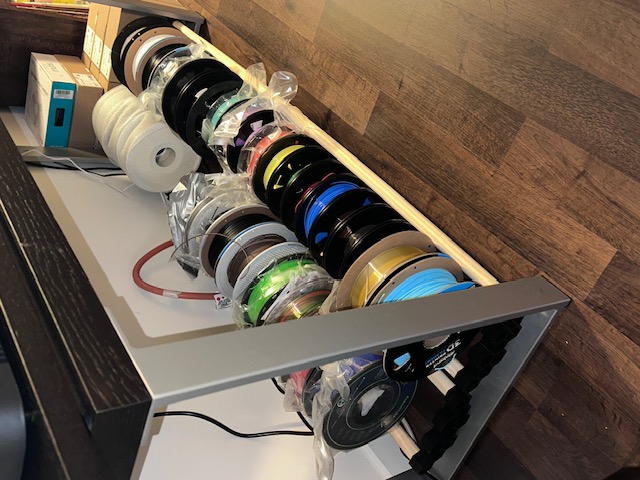 Filament Spool Storage Stand - 1 inch rod by Reuben Marcus | Download ...