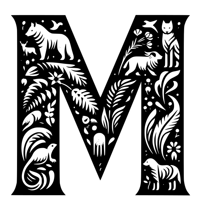 Crazy alphabet: Letter M by Nina Máčová | Download free STL model ...