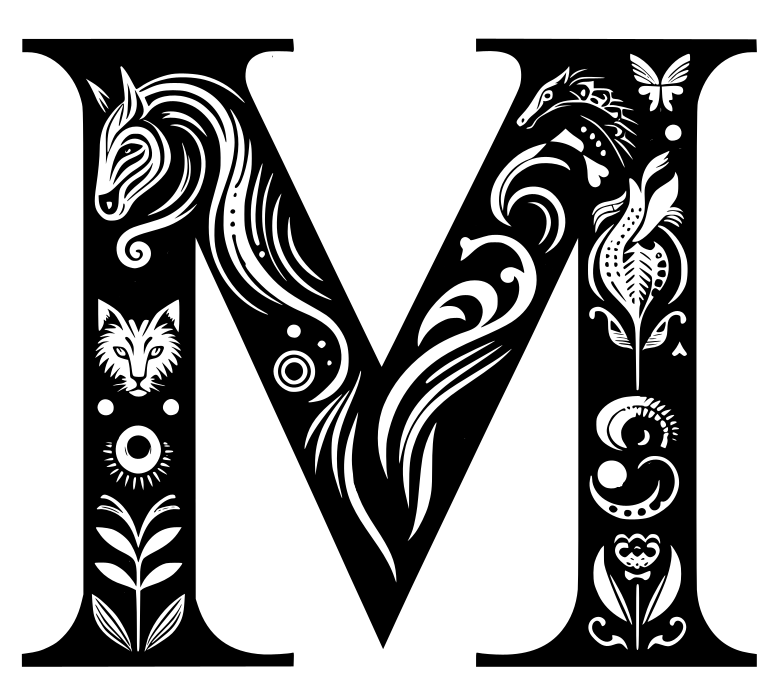 Crazy alphabet: Letter M by Nina Máčová | Download free STL model ...