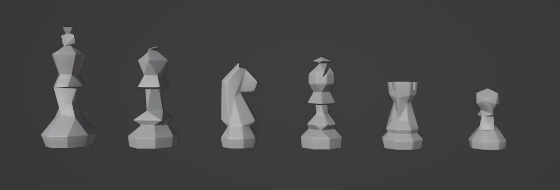 Triangular chess pieces by Jessie c | Download free STL model ...
