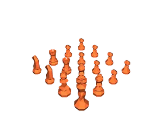 Triangular chess pieces by Jessie c | Download free STL model ...