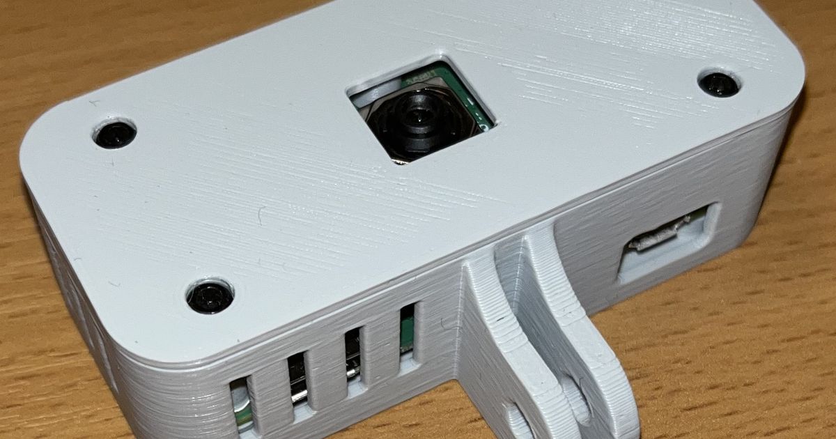 Raspberry Pi Zero camera case by GedasL | Download free STL model ...