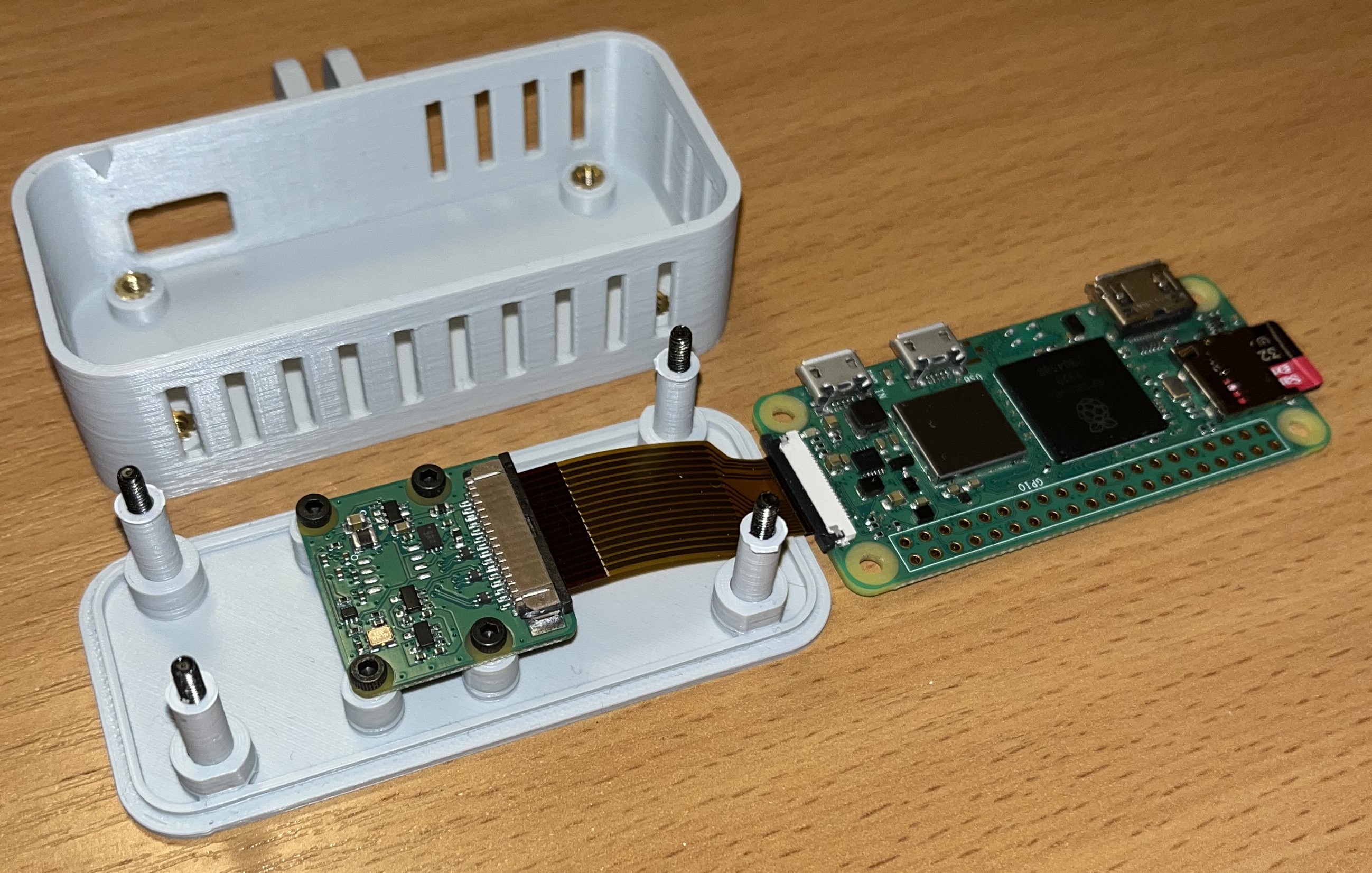 Raspberry Pi Zero camera case by GedasL | Download free STL model | Printables.com