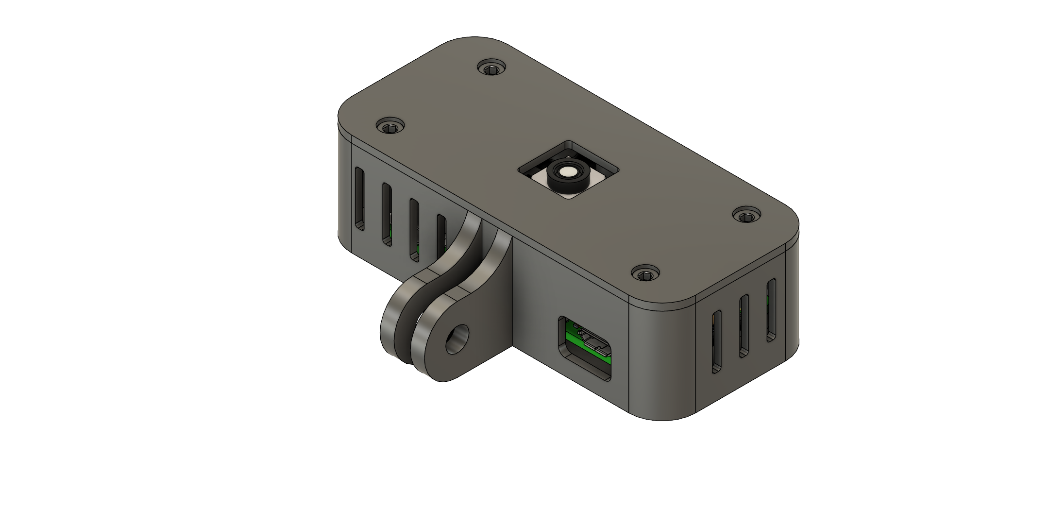 Raspberry Pi Zero camera case by GedasL | Download free STL model ...