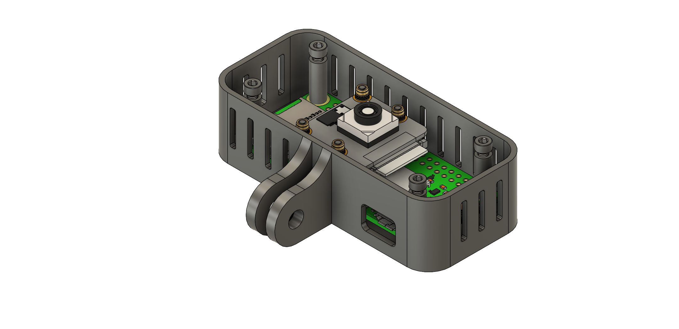 Raspberry Pi Zero camera case by GedasL | Download free STL model ...