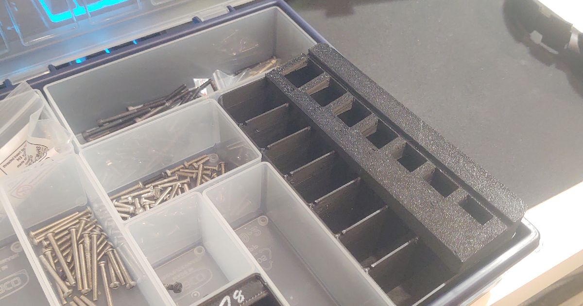 "Amazing" M3 Bolt Sorter for Raaco Assorter 55 by Koobysnacks | Download free STL model ...