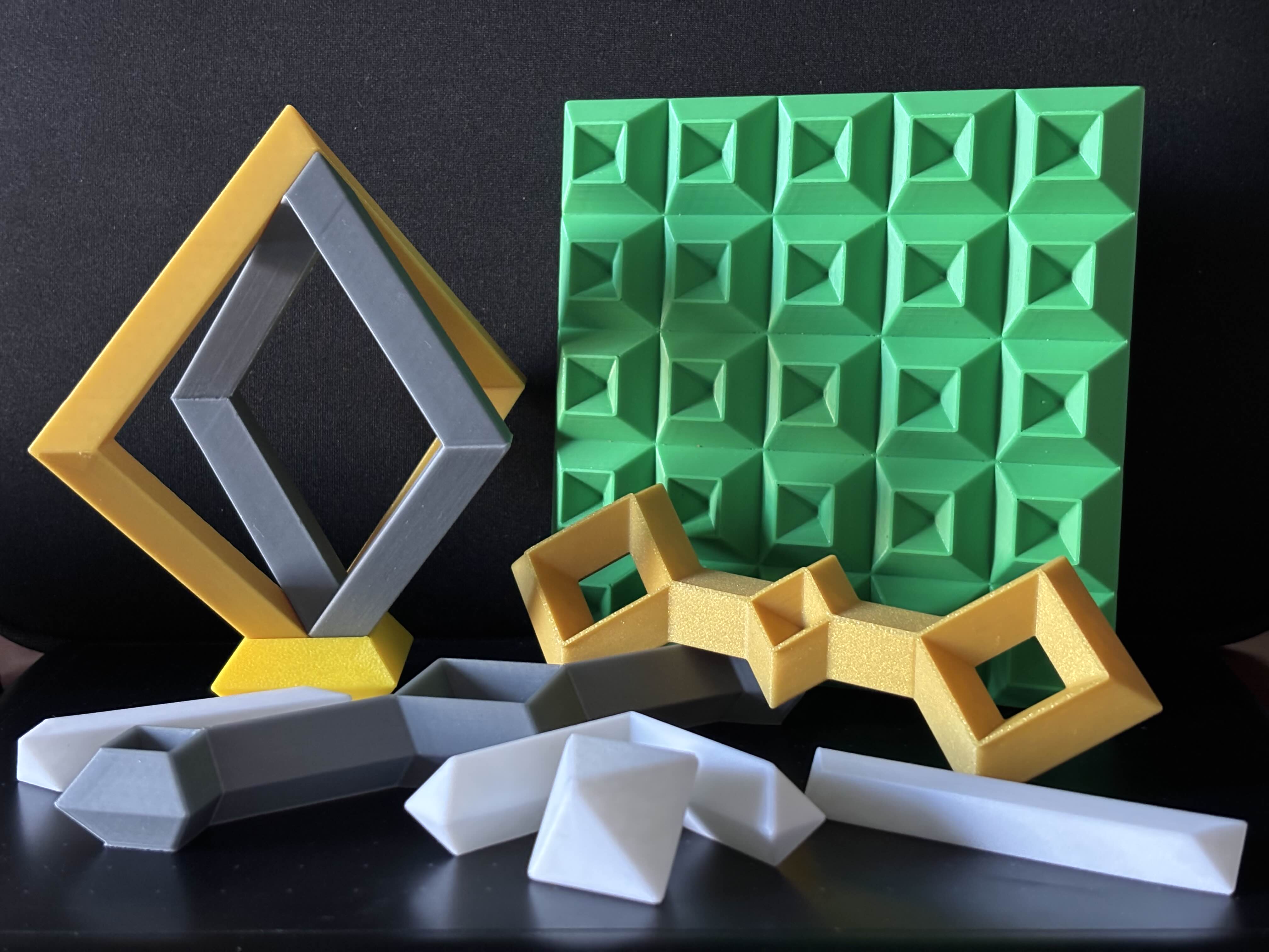 Wedgits (octahedral block desk toy) by goombasinastack | Download free ...